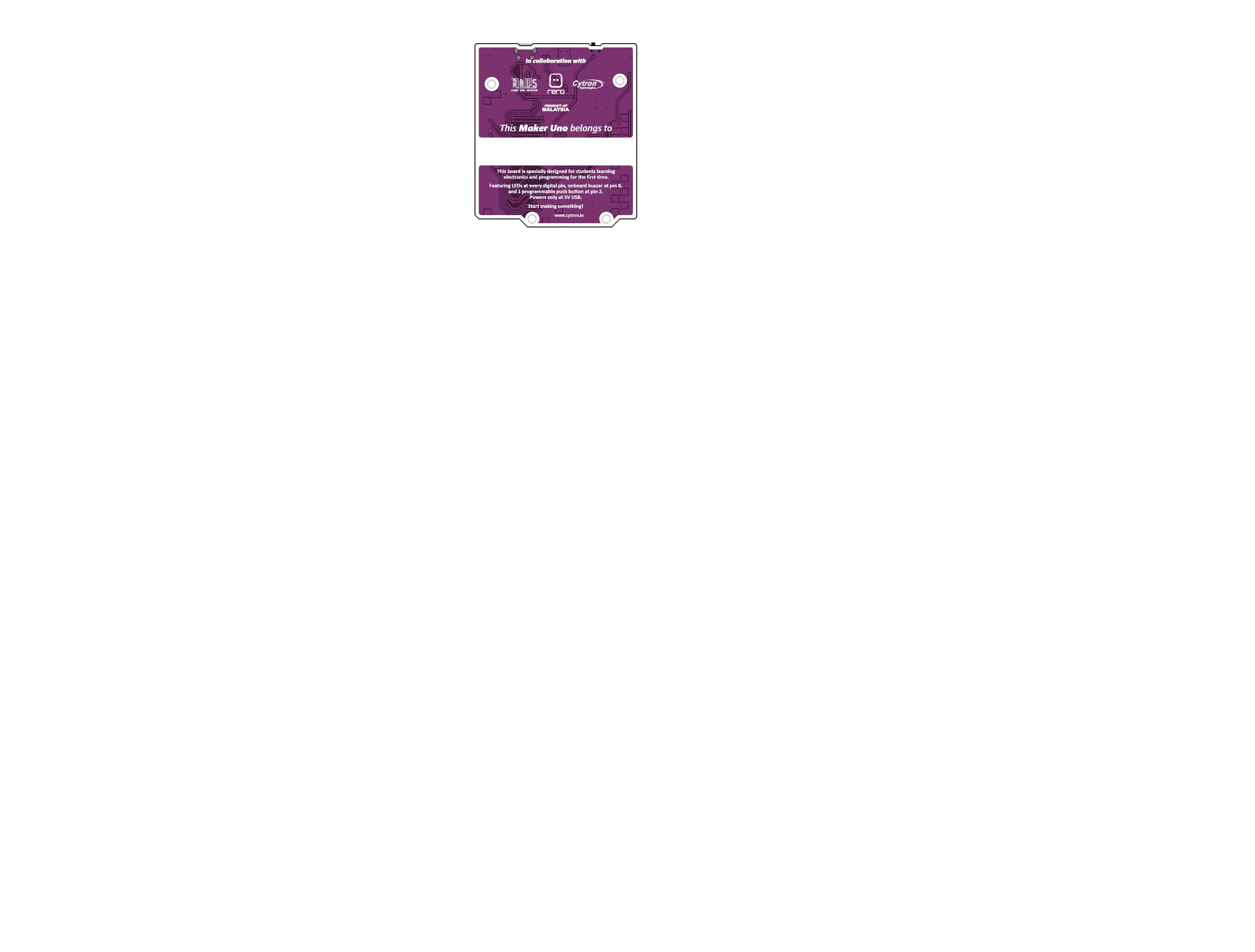 Cytron Maker Uno Microcontroller Board Arduino Uno Compatible Module