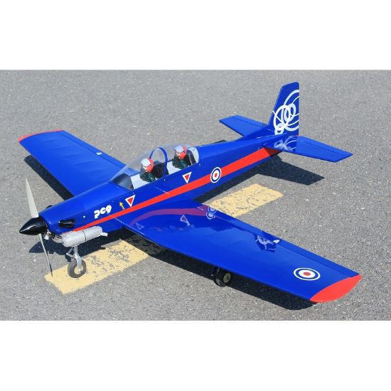 SEAGULL SEA401B UK - AIR FORCE PILATUS PC-9 60.6 ARF 10CC (BLUE/RED) R ...